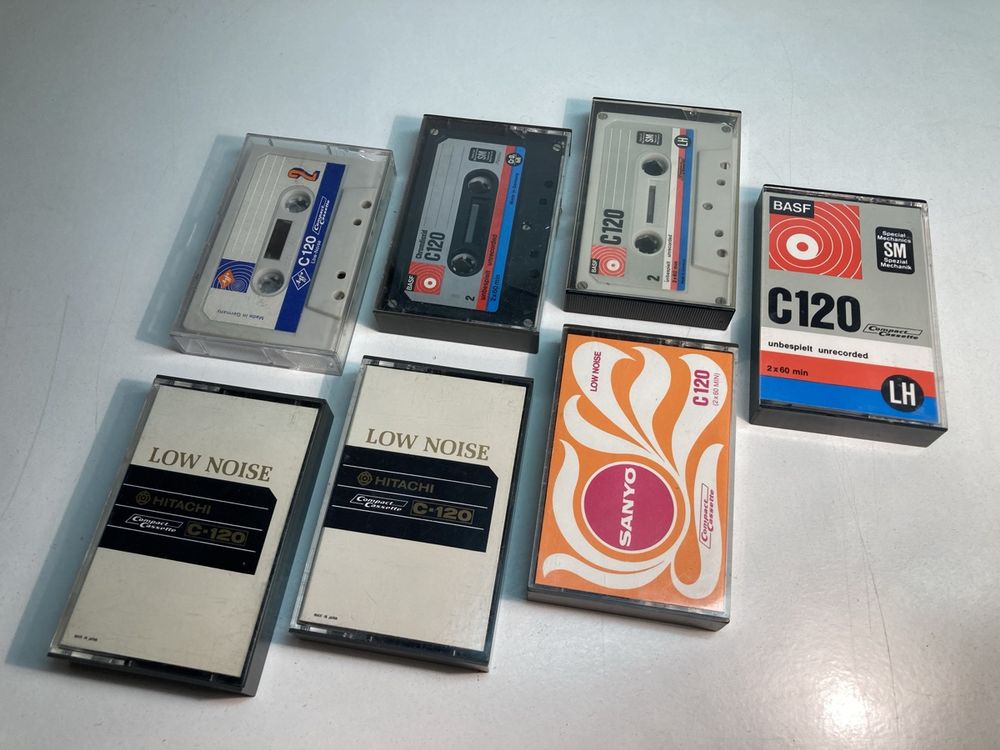 Vintage MC Musik Kassetten C120 (Gebraucht) in oftringen für CHF 21 – mit Lieferung auf Ricardo ...