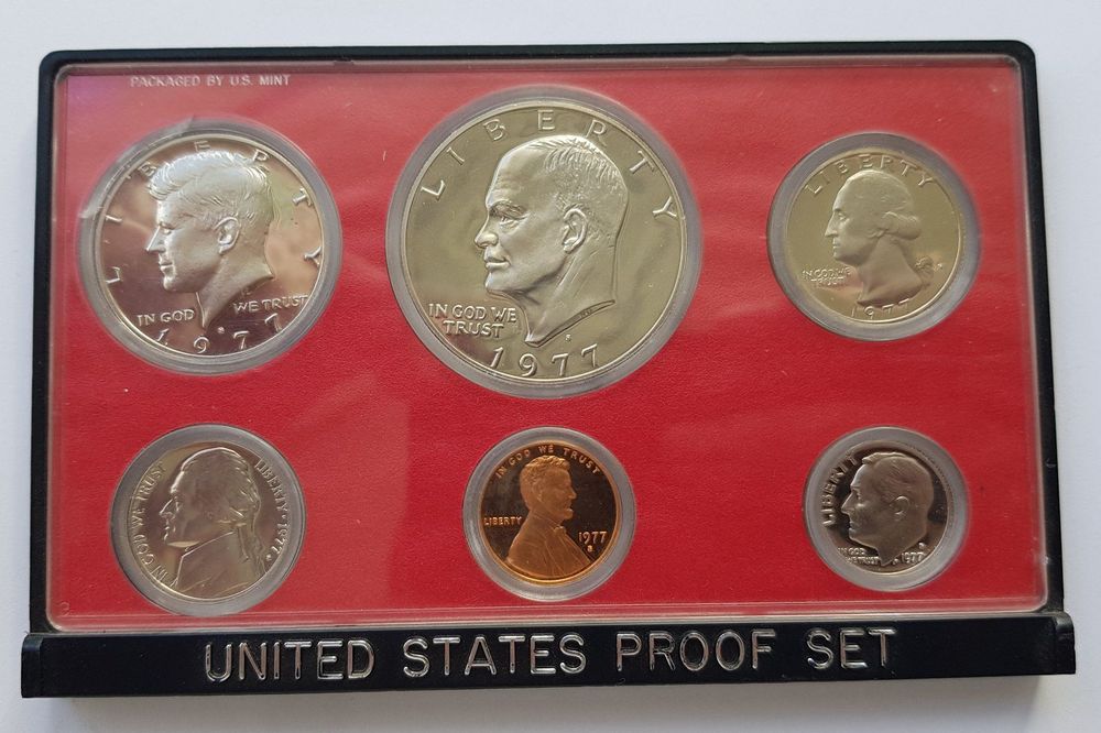 United States Proof Set 1977 (Gebraucht) in Rotkreuz für CHF 14 – mit ...