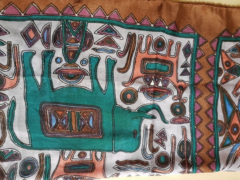 Edles Tuch aus Seide – INKA Style | Kaufen auf Ricardo