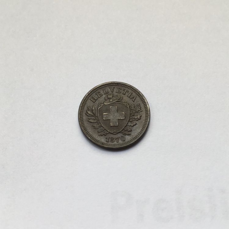 1870 1 Rappen in Top Erhaltung unz *RAR* (Gebraucht) in Kirchberg SG für CHF 225 – mit Lieferung ...
