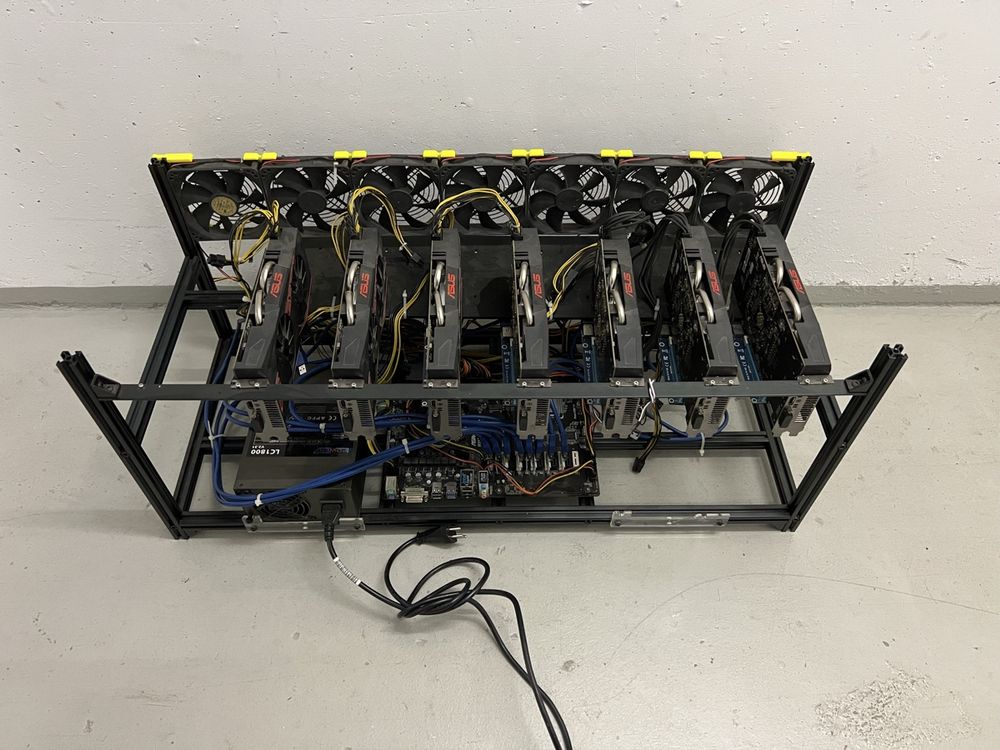 Mining Rig mit 7x RX 570-4G (Defekt) in Oberuzwil für CHF 217 – nur ...