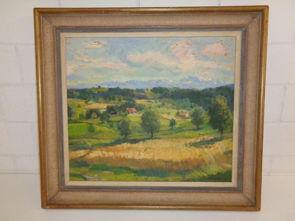 LANDSCHAFT GEMÄLDE SIGNIERT MAX KELLER | Kaufen auf Ricardo