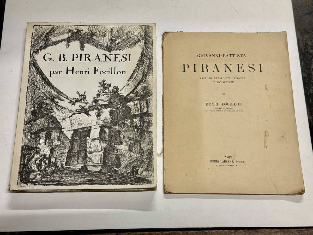 PIRANESI G.B. Graveur, catalogue raisonné et livre français (Gebraucht ...