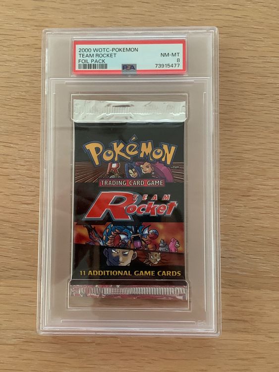 Pokemon Team Rocket Booster Grading PSA 8 (Neu und originalverpackt) in ...