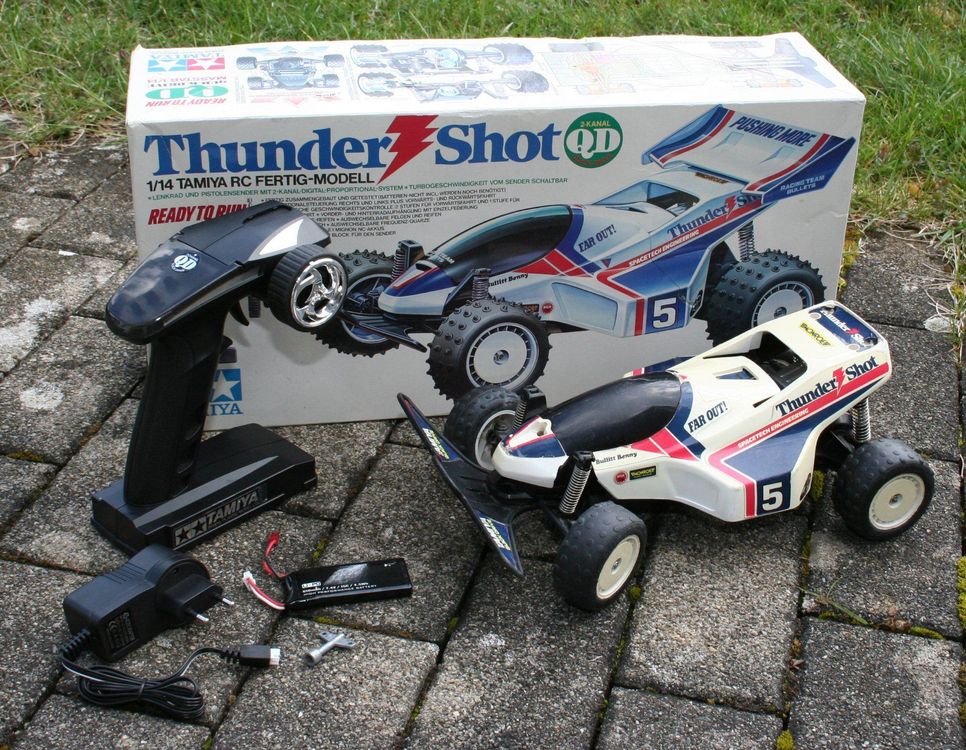 Tamiya Thunder Shot QD 1:14, RTR Komplett 2.4 GHz Umbau (Gebraucht) in ...