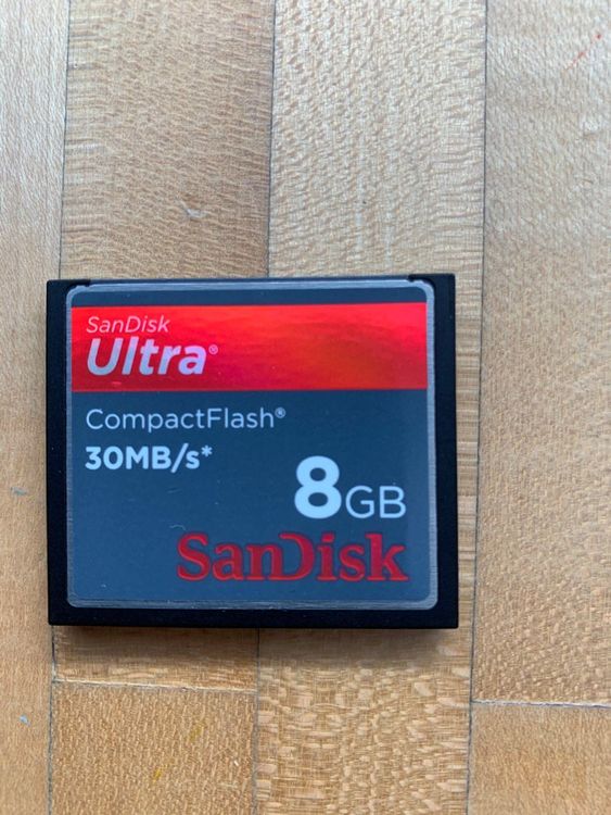 SanDisk Ultra CompactFlash (CF) 8GB | Kaufen auf Ricardo