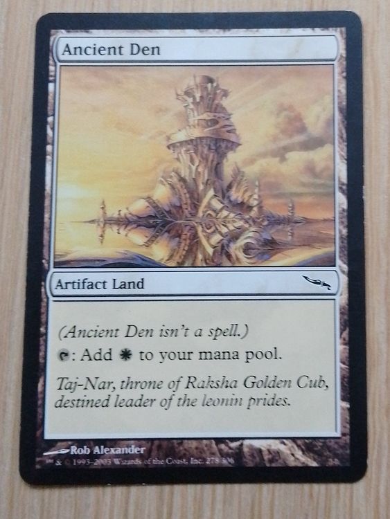 2 x Magic the Gathering Karte Ancient Den (D1) (Gebraucht) in Wohlen AG ...