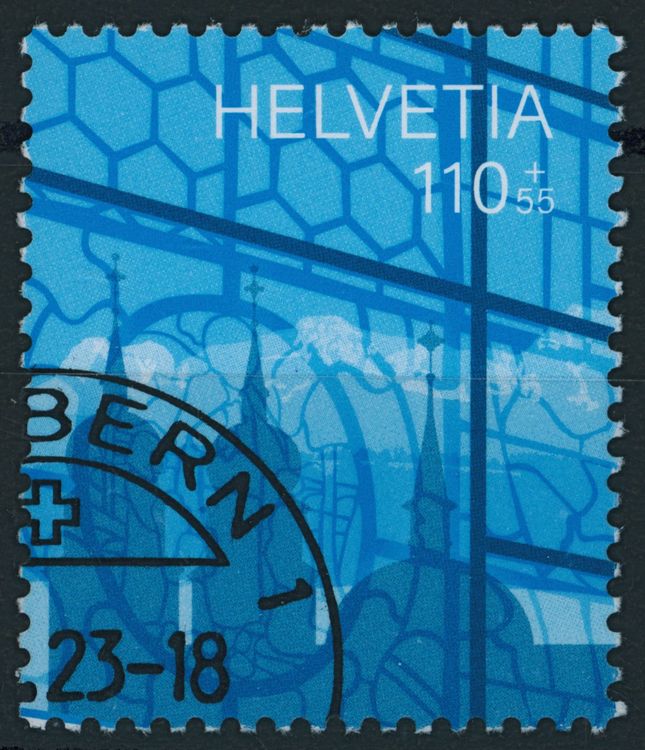 2023 - Tag Briefmarke - Eschenbach - Blockausschnitt - ET (Gebraucht) in Schindellegi für CHF 3. ...