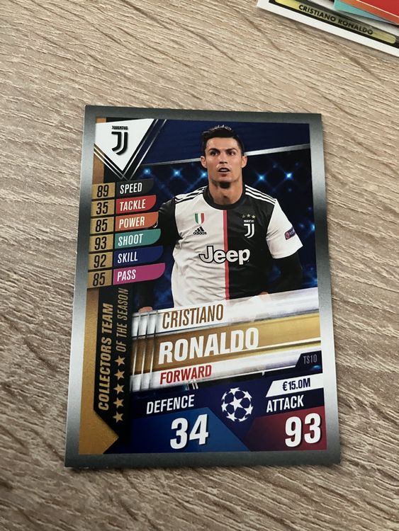 Topps Match Attax Karte Cristiano Ronaldo Collectors Team | Kaufen auf Ricardo