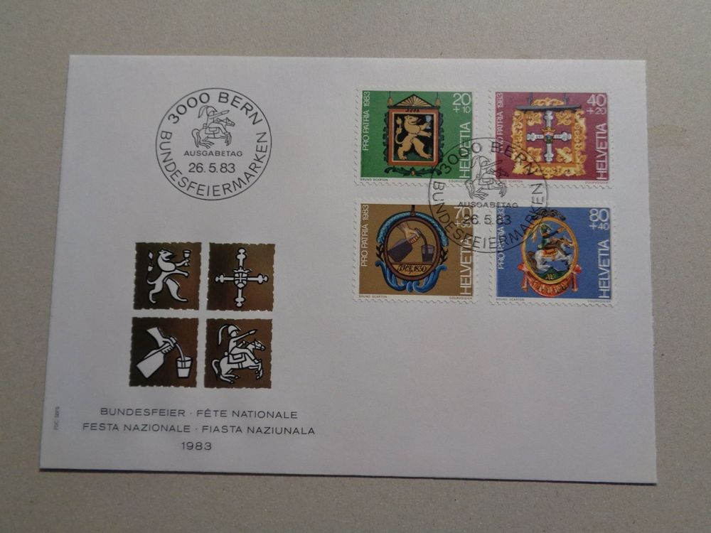 1983 FDC Pro Patria (Neu (gemäss Beschreibung)) in Birsfelden für CHF 1 – mit Lieferung auf ...