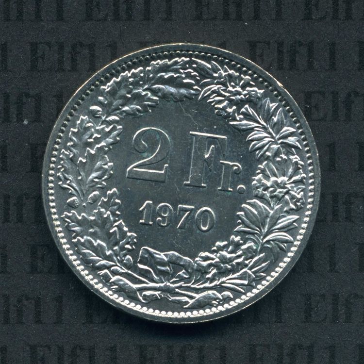 CHF___2.00 1970 stgl 2 Franken (Neu (gemäss Beschreibung)) in Widnau für CHF 23 – mit Lieferung ...