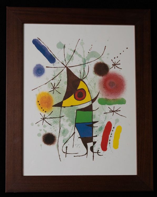 Kunstdrucks „The Singing Fish“ (1967) von Joan Miró (Gebraucht) in ...