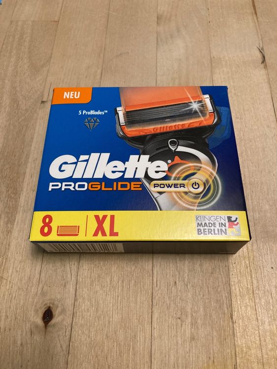Gillette ProGlide 8 XL Rasierklingen Power (Neu und originalverpackt ...