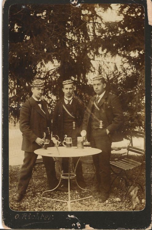 Kabinettfoto, Studentica, Studenten, Trinken, Bier, Bierkrug | Kaufen ...