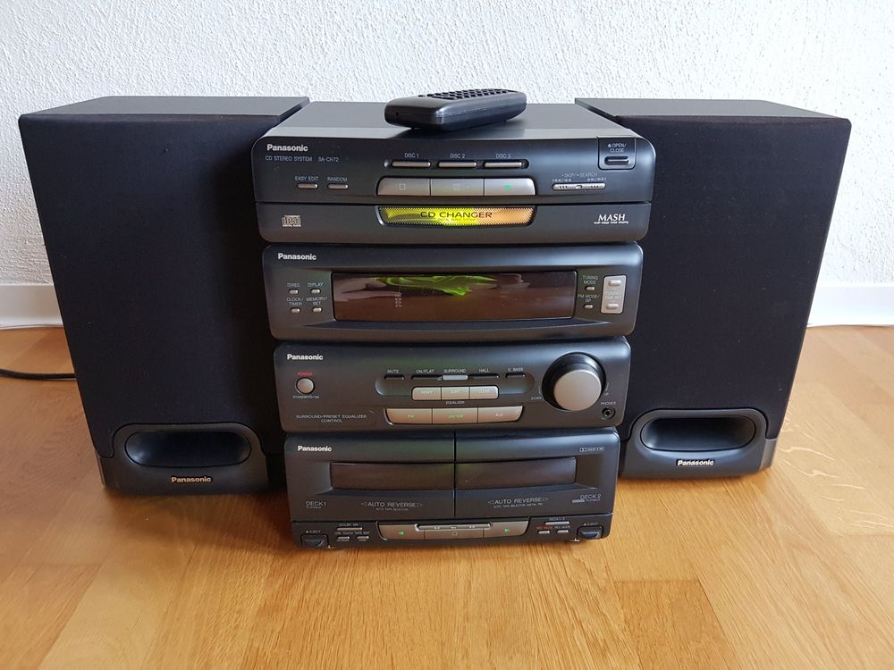Stereoanlage Panasonic CD Stereo System SA-CH72 (Gebraucht) in Sirnach für CHF 40 – nur Abholung ...