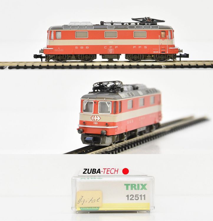 Minitrix 12511 E-Lok Re 4/4 II SBB Swiss Express Spur N OVP (Gebraucht ...