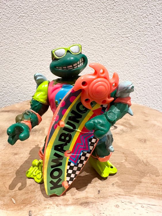 1990 tmnt vintage sewer surfer mike ninja turtles 90er Rar | Kaufen auf ...
