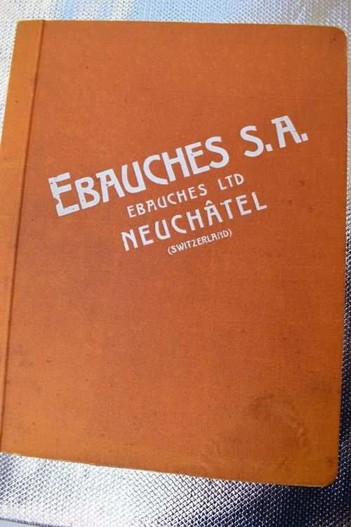 Rare, catalogue Ebauche SA (Gebraucht) in St-Légier für CHF 183 – mit ...