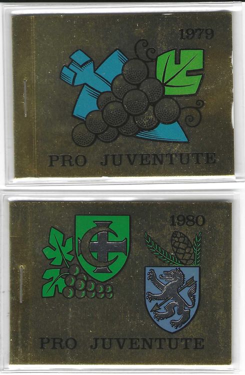 Markenheftchen 1979 + 1980 ET-Stempel (Neu (gemäss Beschreibung)) in Wildhaus für CHF 8 – mit ...