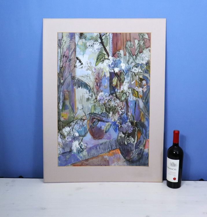 John Livesey 1926-1990, grosses Aquarell/Gouache, signiert | Kaufen auf ...