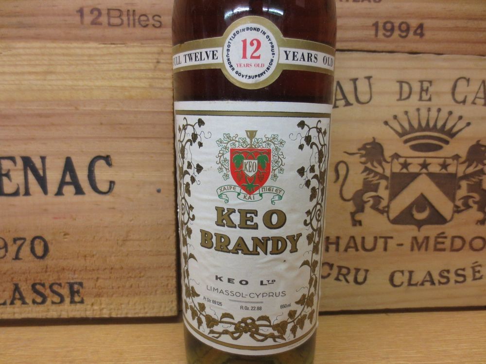 Keo Brandy 12 Years old V.S.O.P. 65cl. (Lot 114) (Neu (gemäss ...