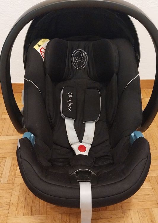 Cybex Babyschale Babysitz Aton 5 inkl. Isofix-Station (Gebraucht) in ...