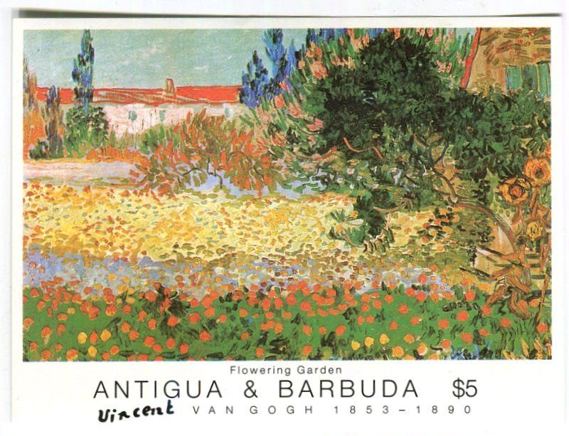 Block "Malerei. Vincent van Gogh". Antigua und Barbuda (Nuovo e nell ...