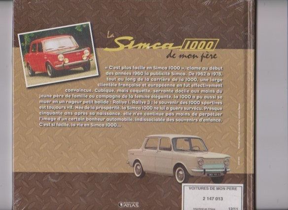 Livre la Simca 1000 - Atlas neuf | Kaufen auf Ricardo