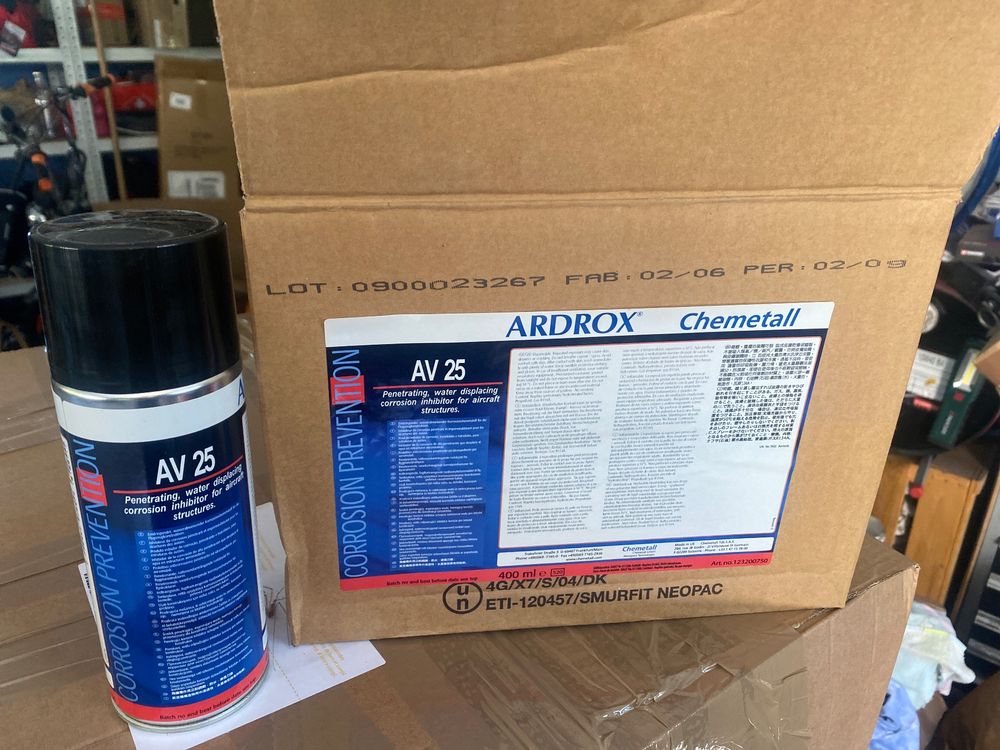 ARDROX AV 25 Korrosionsschutz 12Dosen à 400ml (Gebraucht) in Guttet ...