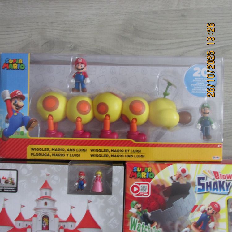 Super Mario Figuren Set, komplett 3 Sets zusammen (Neu (gemäss ...
