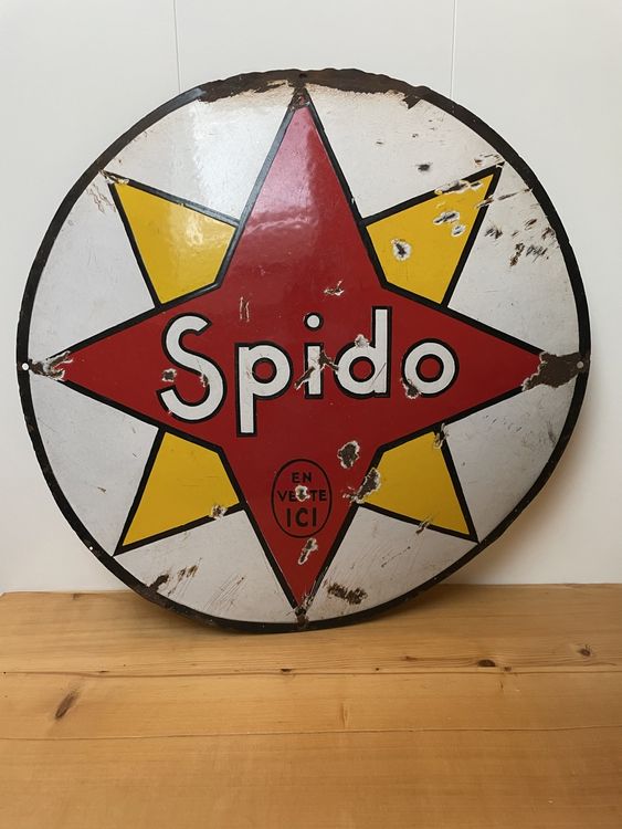 Spido ÖL Emailschild 1933 | Kaufen auf Ricardo