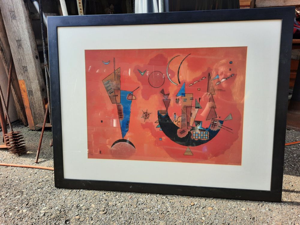 Wassily Kandinsky Bild gerahmt hinter Glas. Mit und gegen. (Gebraucht) in Weinfelden für CHF 90 ...