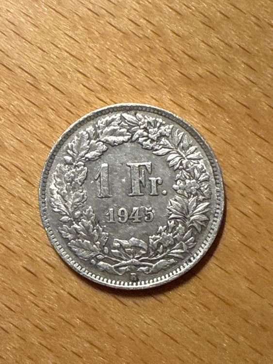 1 Franken 1945 Silber (Gebraucht) in Gurmels für CHF 3.8 – mit Lieferung auf Ricardo kaufen