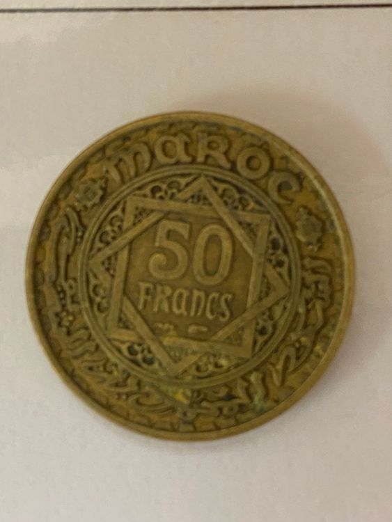 Marokko 50 Francs 1952 (Gebraucht) in Meienberg für CHF 1 – mit Lieferung auf Ricardo kaufen