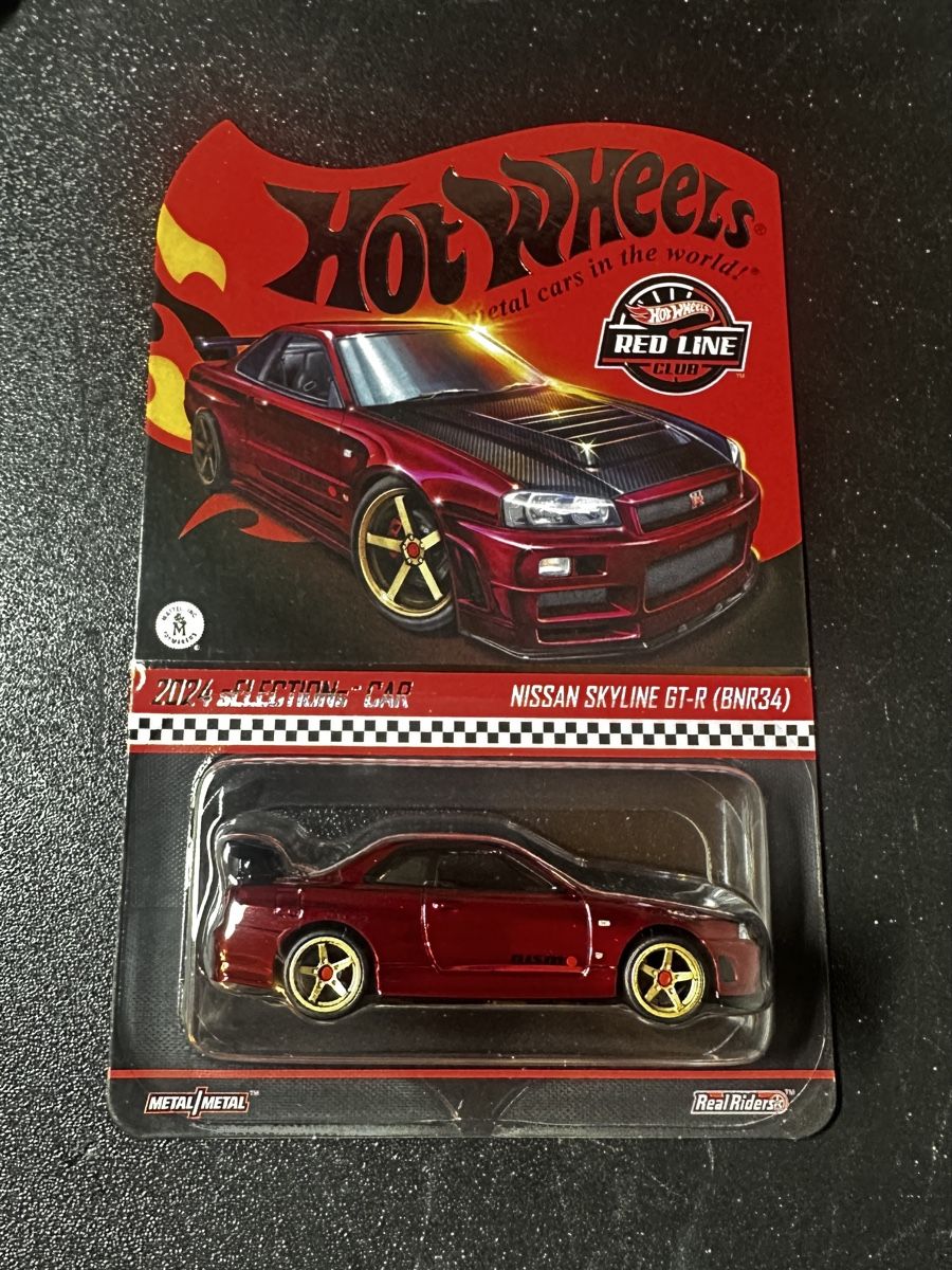 Hot Wheels Nissan Skyline GT-R (BNR34) Red Line Club (Neu und ...