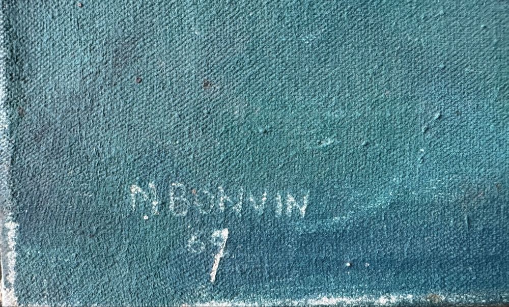 Maurice BONNIN (1911-1993) Nature morte Vanitas Macabre (Usato) a ...