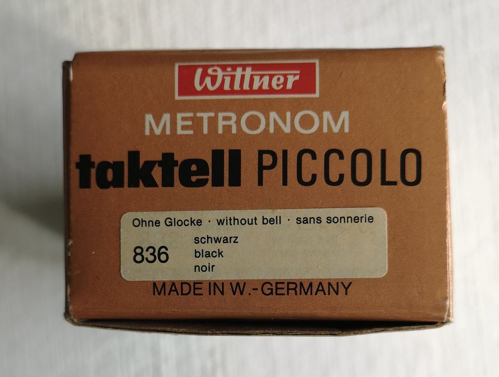 Metronom Wittner taktell Piccolo, Neu und originalverpackt (Neu und ...
