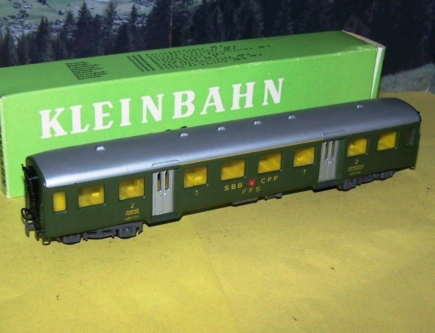 Kleinbahn H0 380 Sbb Personenwagen Ab4 Originalverpackt Kaufen Auf