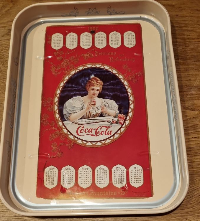 Vintage Coca-Cola Serviertablett 1900 (Gebraucht) in Sargans für CHF 8 ...
