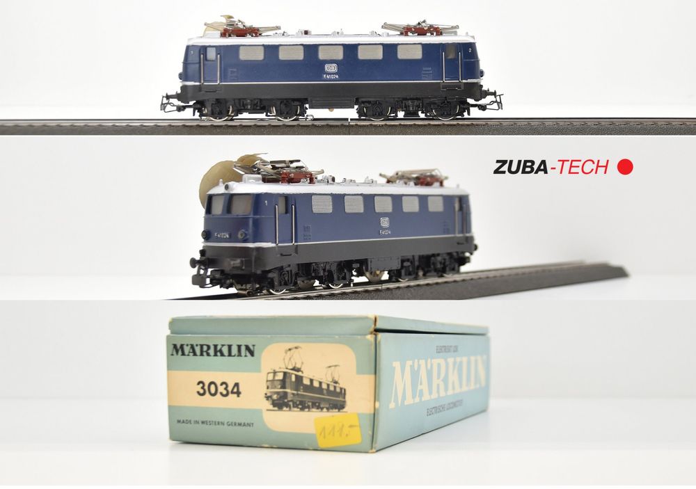 Märklin 3034 E-Lok E41 DB, H0 WS Analog mit OVP (Gebraucht) in St ...