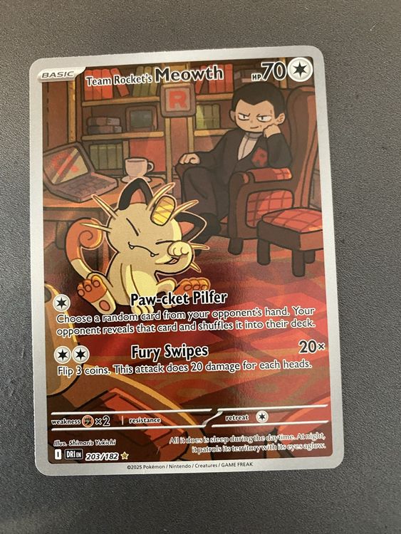 Pokemon Karte [Meowth// Mauzi] Destined Rivals (Neu (gemäss ...