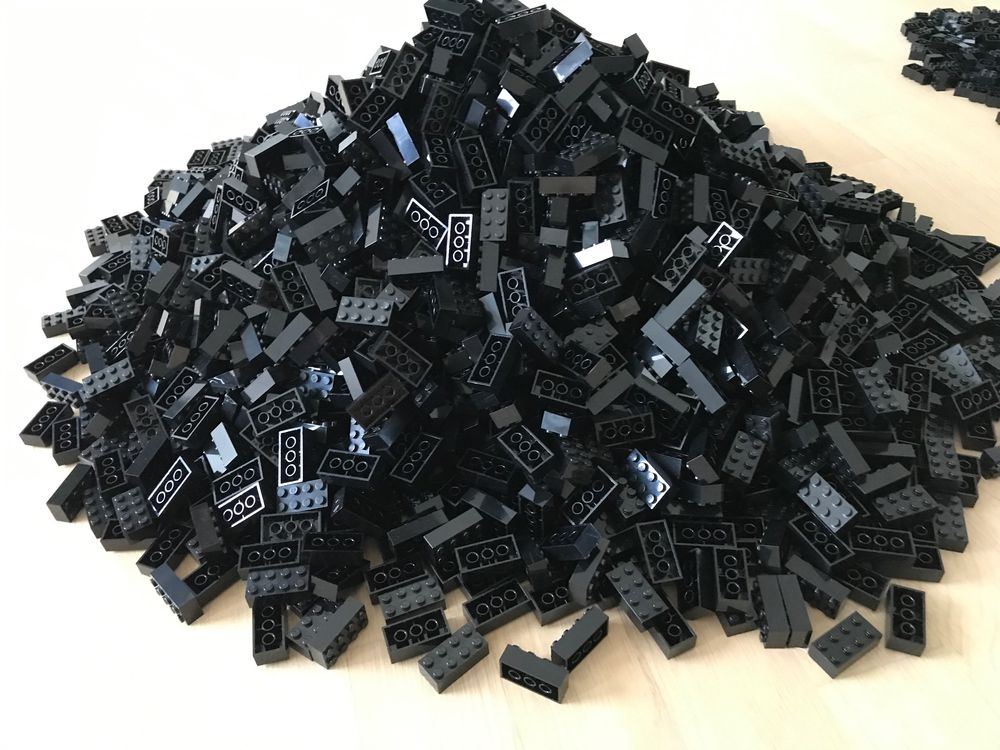 2000 Stk Lego 300126 2x4 Stein schwarz (Neu (gemäss Beschreibung)) in ...