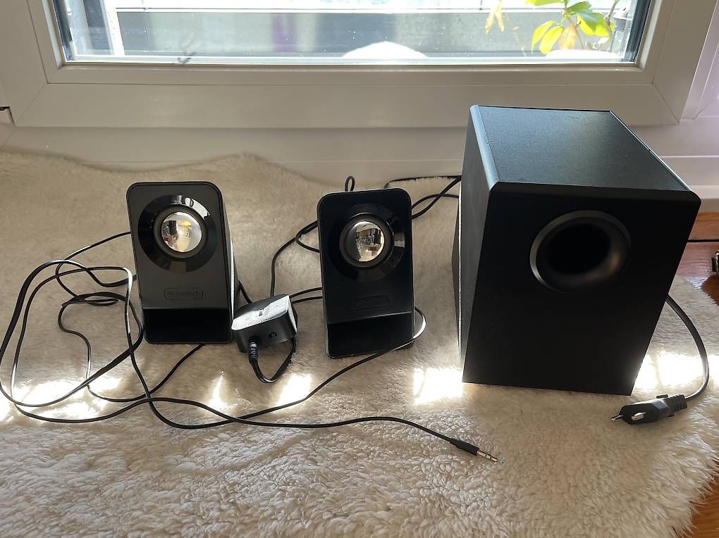 Logitech Z213 2.1 Speakers S-00143 Subwoofer + Pod Controllo (Gebraucht ...