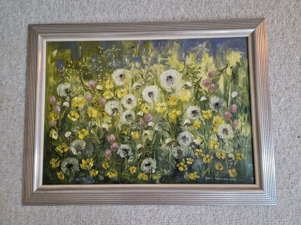 Gemälde "Die WiesevordemH" von Doris Lehmann, Jahrgang 1988. (Gebraucht ...