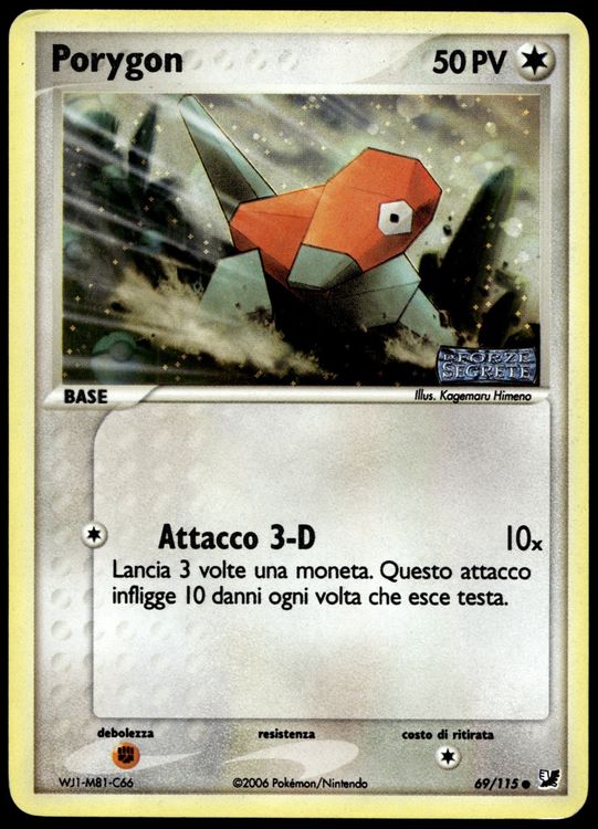 Porygon 69/115 Reverse Holo Pokémon EX Unseen Forces ab 1.- | Kaufen ...