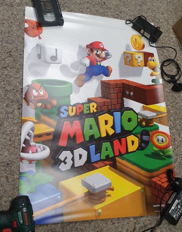 Super Mario 3D Land (3DS) - Promo-Klebe-Poster (A1) Nintendo | Kaufen ...