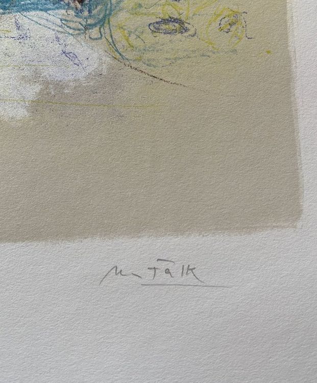Lithografie handsigniert Hans Falk (ID b3970) | Kaufen auf Ricardo