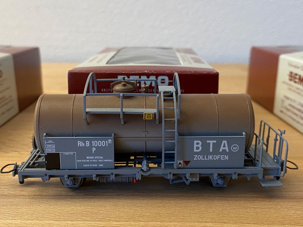 RhB Bemo Set aus 3 neuen Kesselwagen (Neu (gemäss Beschreibung)) in ...