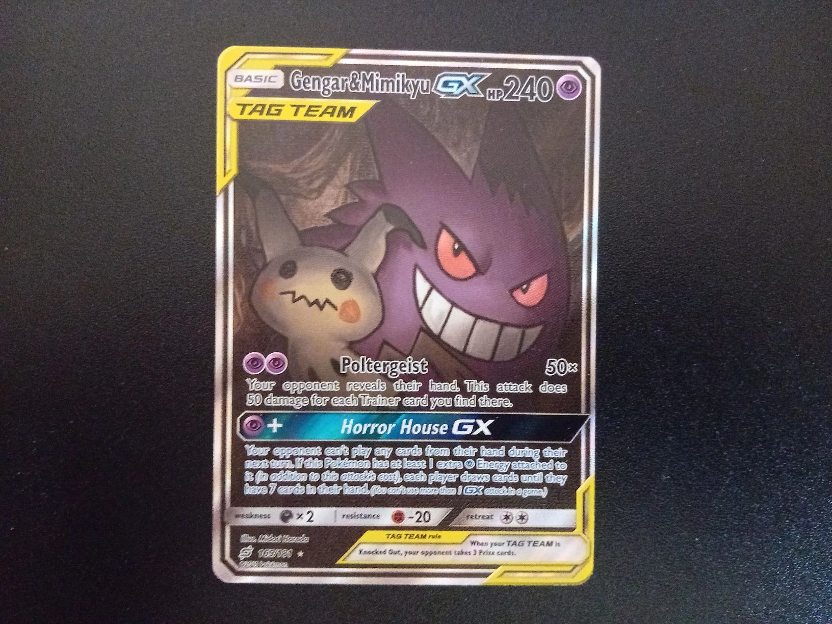 Pokemon Gengar & Mimikyu gx Tag team Team up English🇬🇧🔥 (Gebraucht) in ...