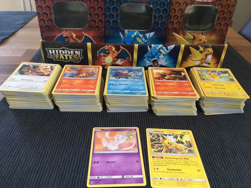 Pokemon 500 Karten Hidden Fates Sammlung Englisch NM (Neu (gemäss ...